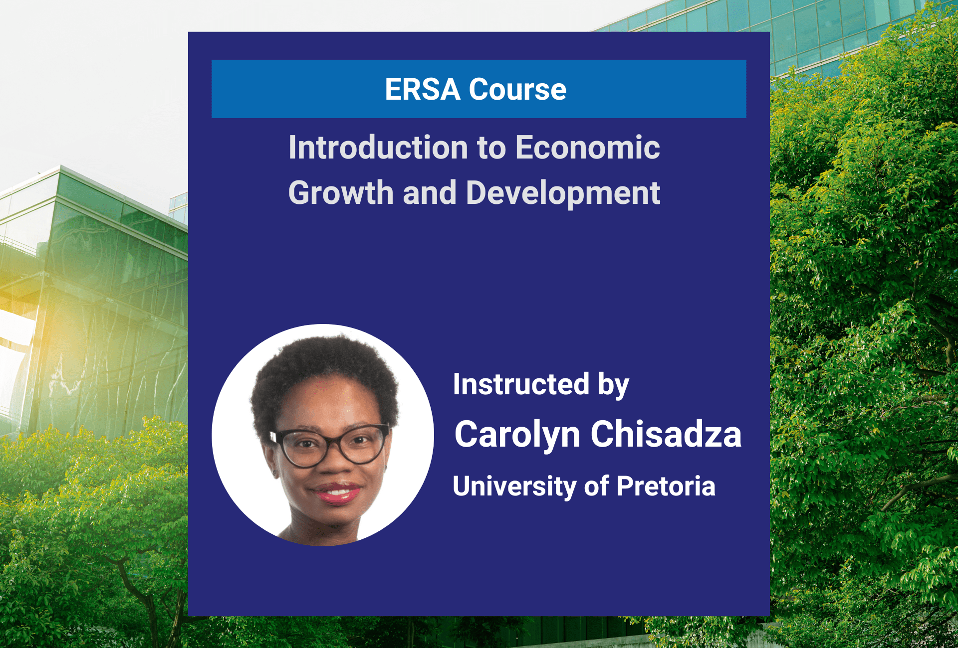Training Opportunity: Introduction to Economic Growth and Development ...
