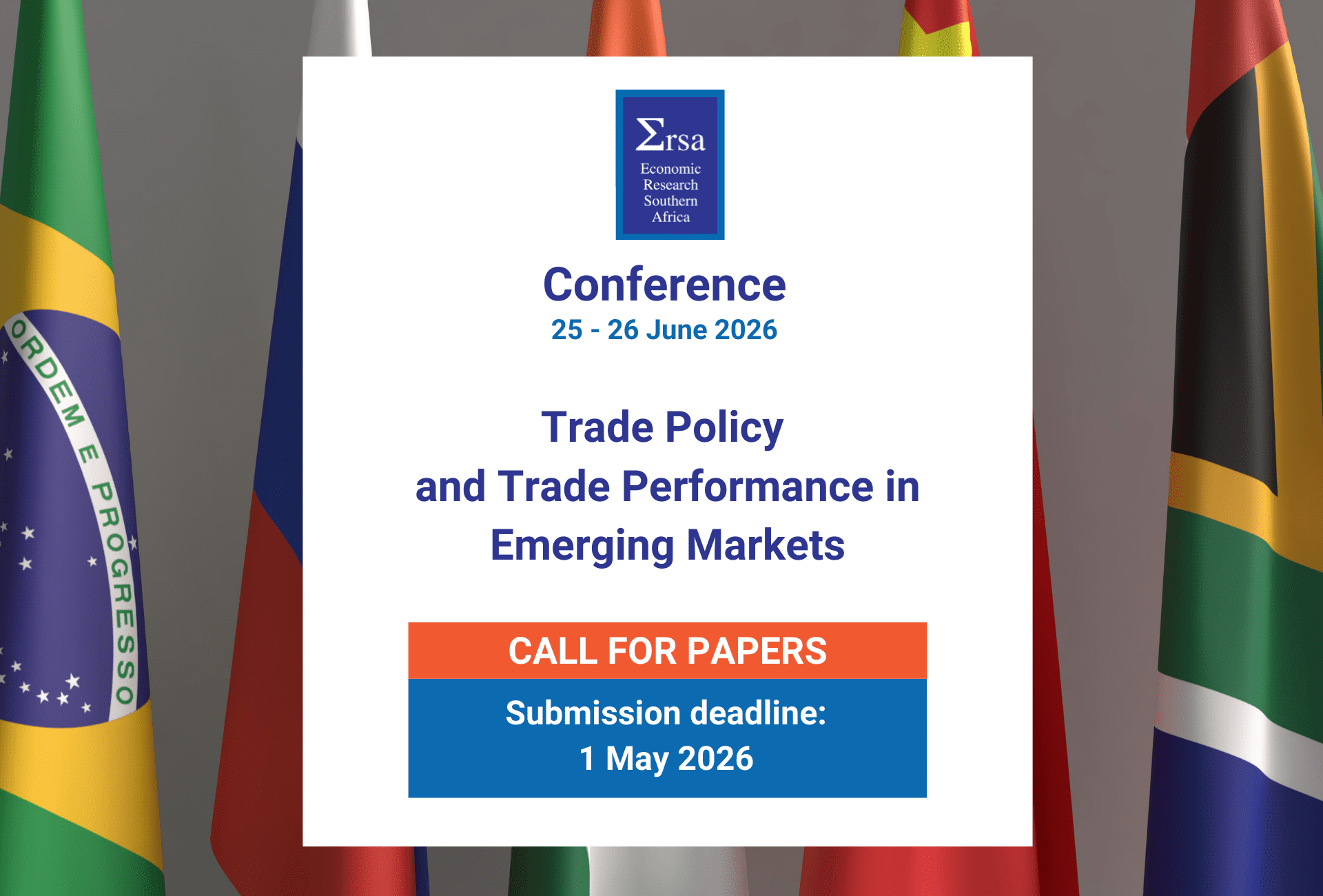 Call for Conference Papers: Trade Policy and Trade Performance in ...